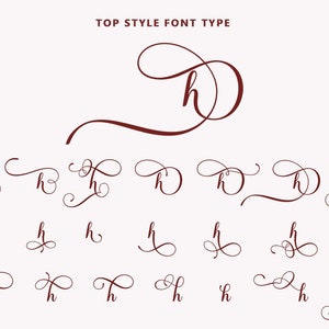 Font with Tails Long Tail Font Script Font Cricut Font | Etsy