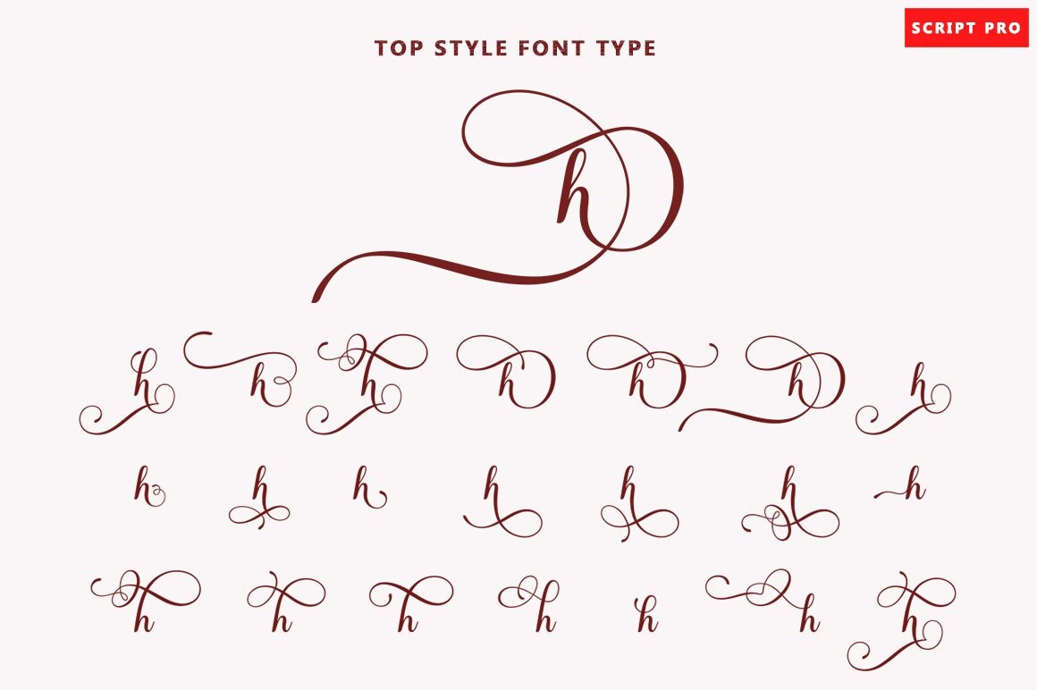 Font with Tails Long Tail Font Script Font Cricut Font | Etsy