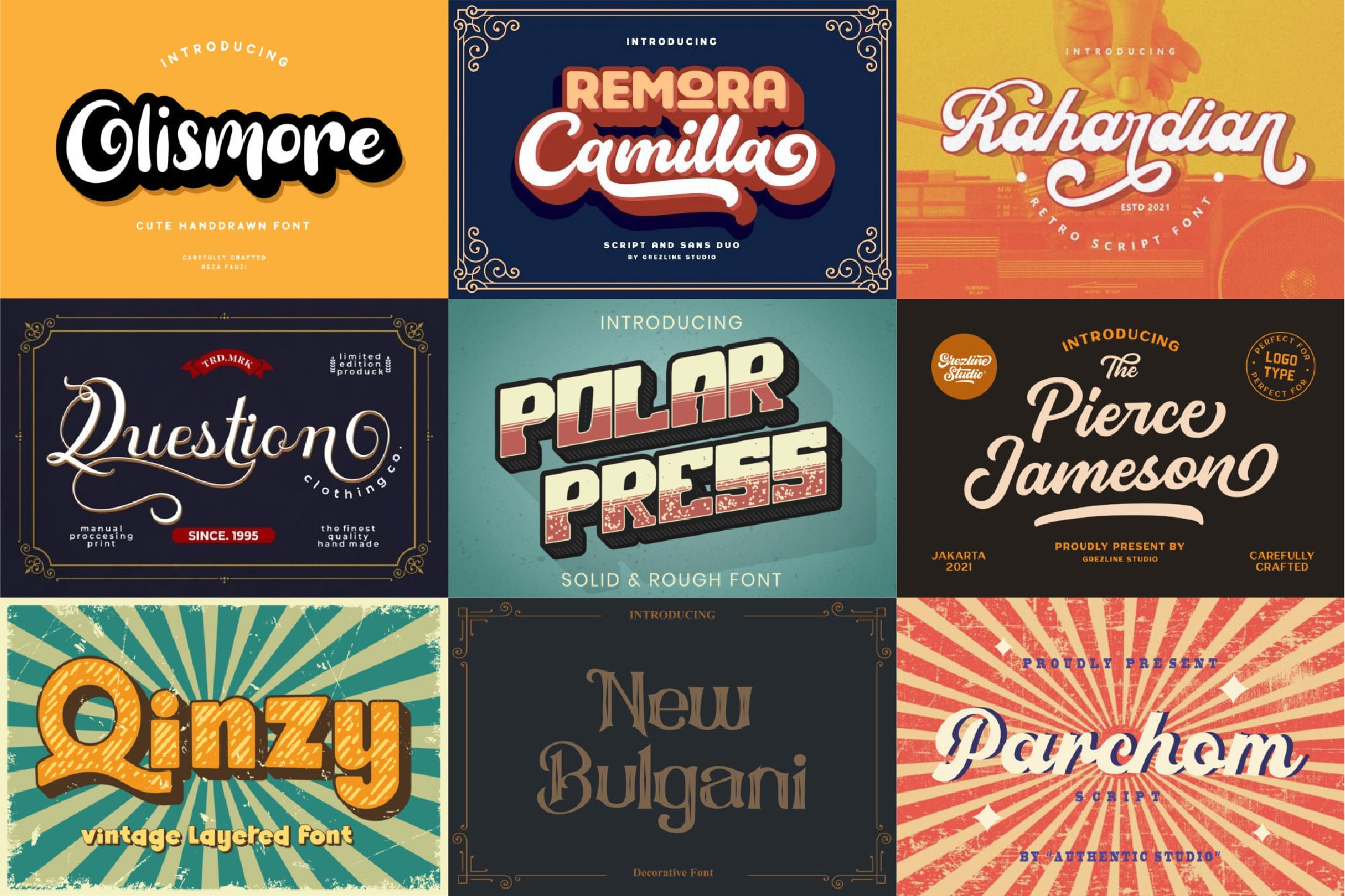 Retro Font Bundle Groovy Font 70s Font Serif Font Font for | Etsy