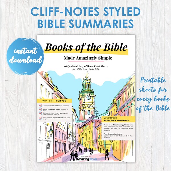 Bible Books Study Guides - Etsy