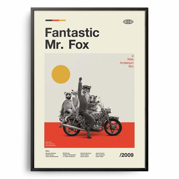 Mr Fox Poster - Etsy