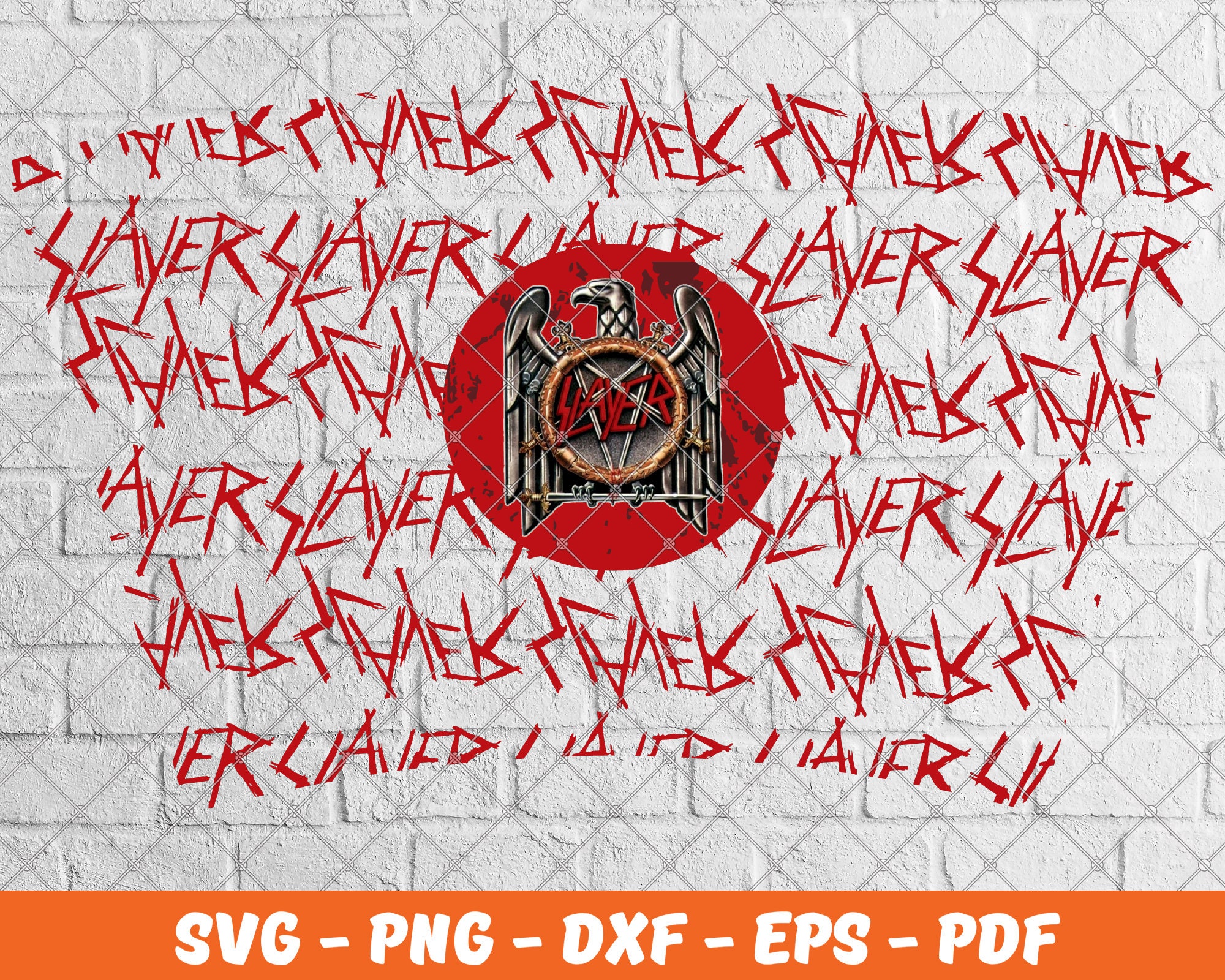 Wrap Slayer SVGSlayer SVG Metal Rock Band Logo Cricut SVG | Etsy