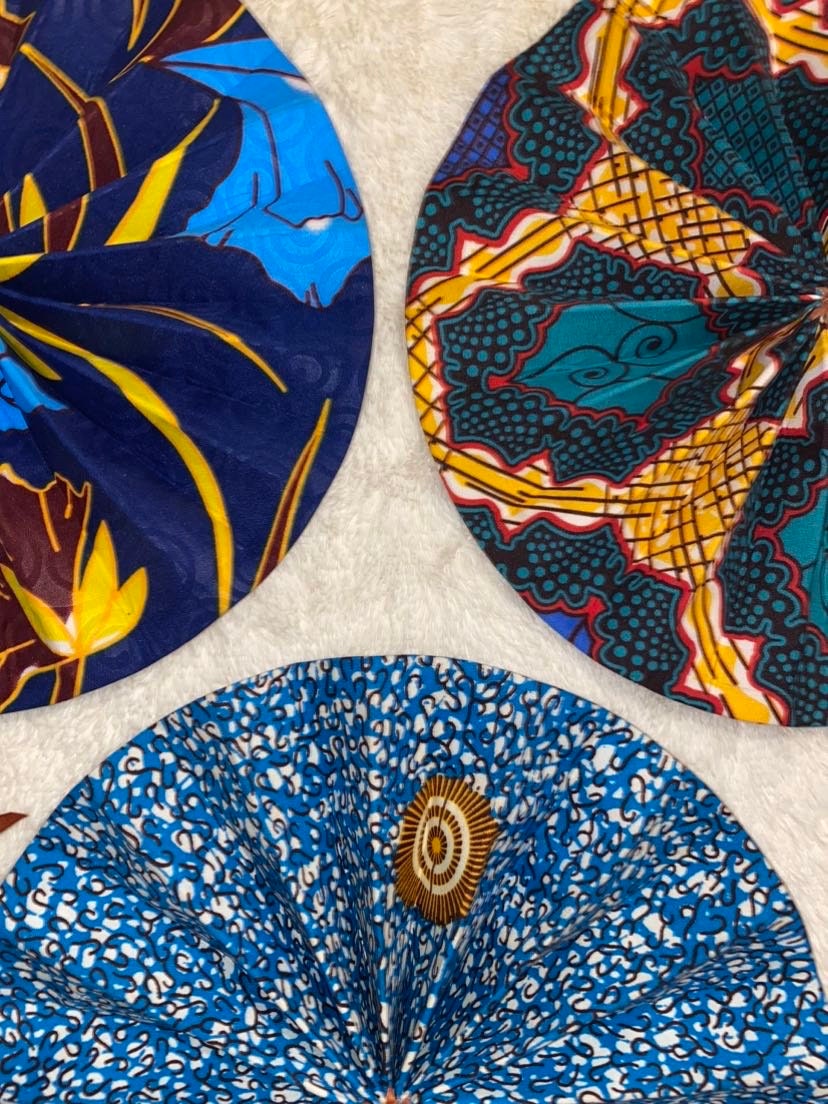 African Ankara Hand Fans - Etsy