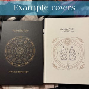 Birth Chart Book Custom Astrology Reading, Personalised Hardback Book ...
