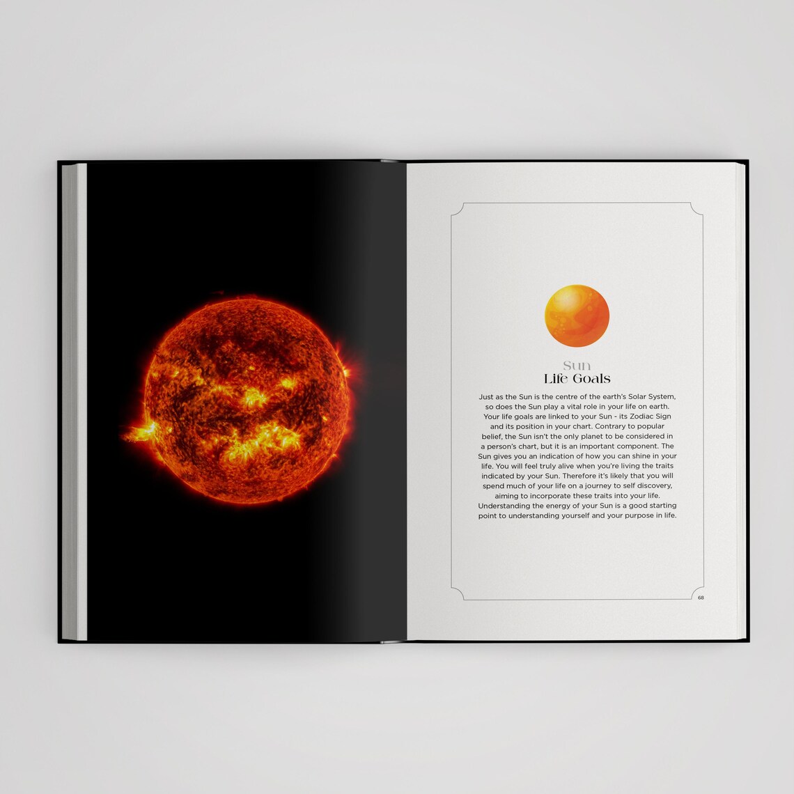 Birth Chart Book Custom Astrology Reading, Personalised Hardback Book ...