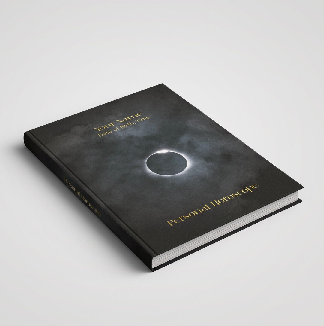 Birth Chart Custom Astrology Reading, Personalised Hardback Book ...