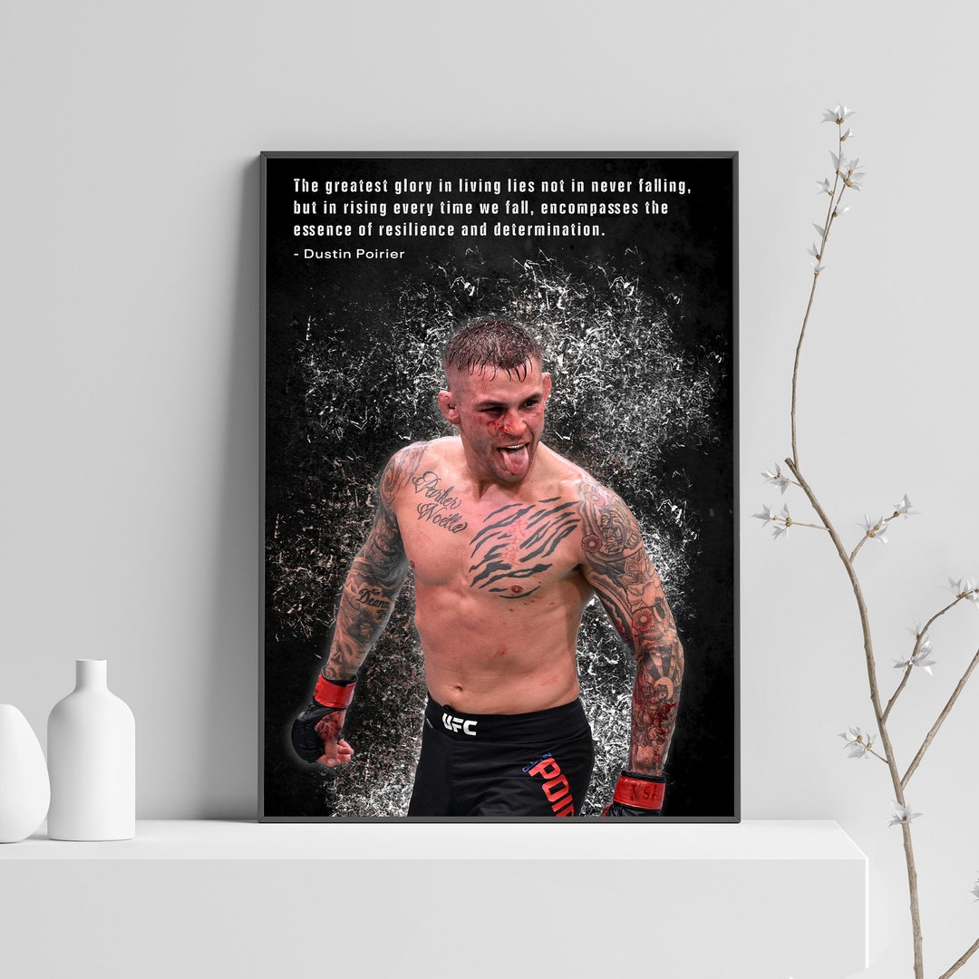 Dustin Poirier Poster, UFC Motivation Printed Poster - Etsy