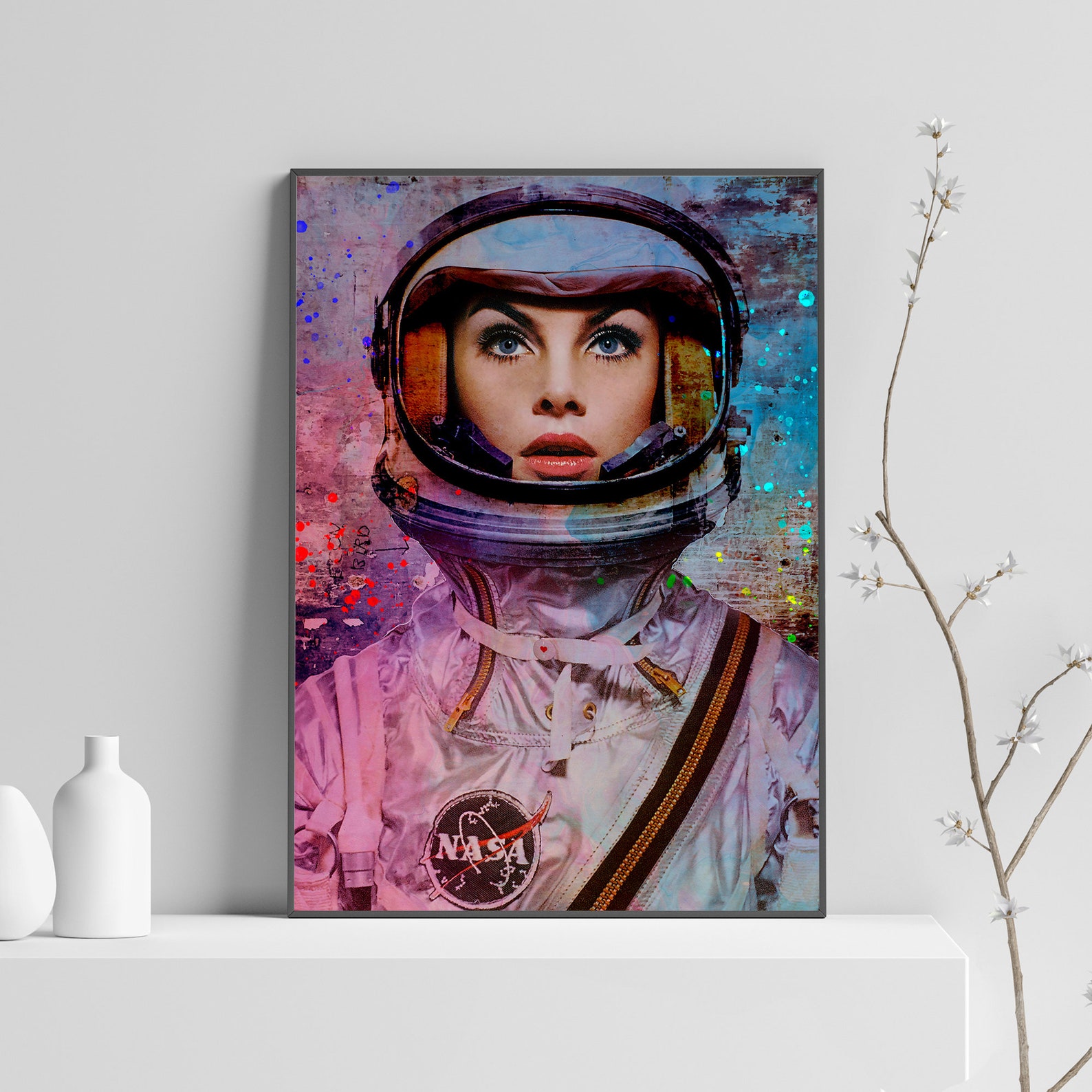Jean Shrimpton Girl Astronaut 60s Space Age Atomic Fashion - Etsy