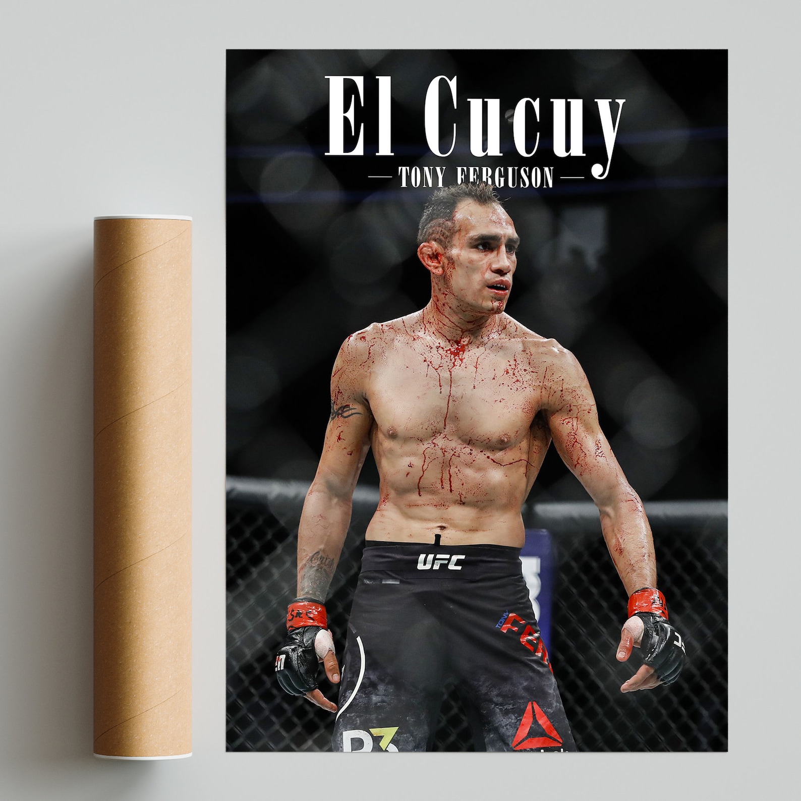 Tony Ferguson El Cucuy, UFC Poster, Fighter Poster, Athlete Motivation ...