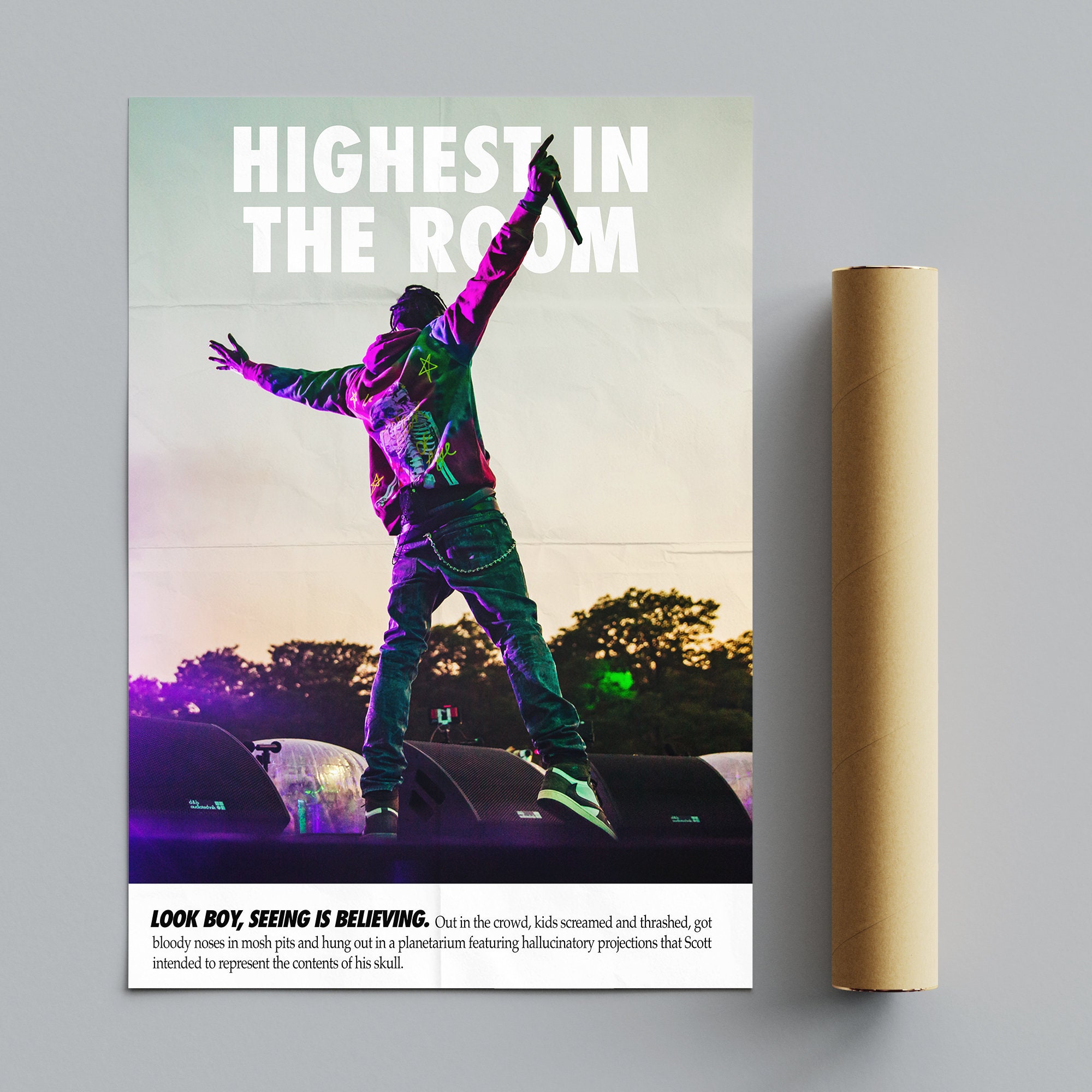 Travis Scott Cactus Jack Ad, highest in the room( und ) sold by Chita S ...