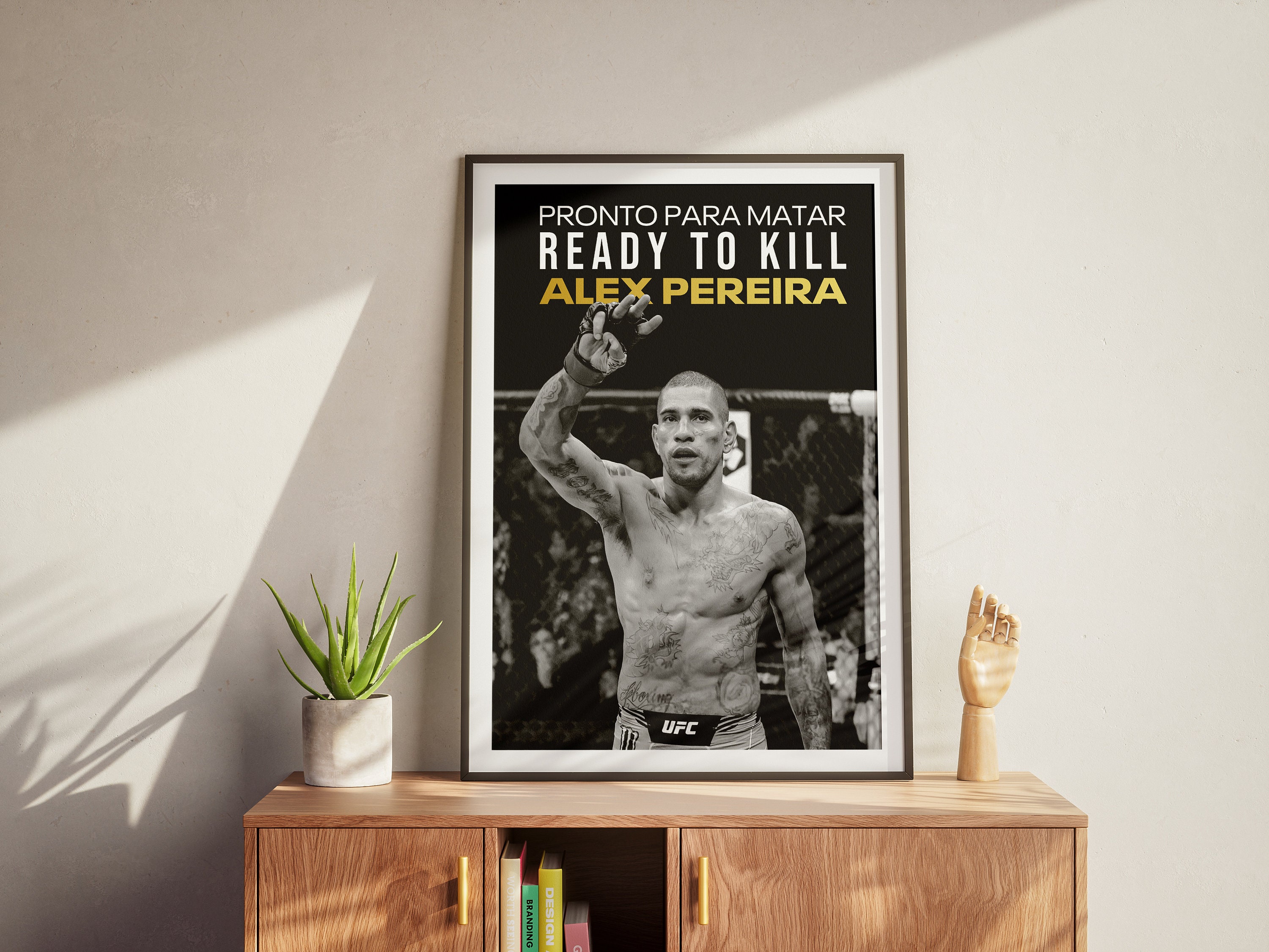 Alex Pereira Poster, UFC Poster, Brazilian Poster, Fighter Poster ...
