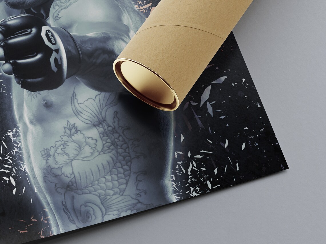 Alex Pereira Poster, UFC Poster, Brazilian Poster, Fighter Poster ...