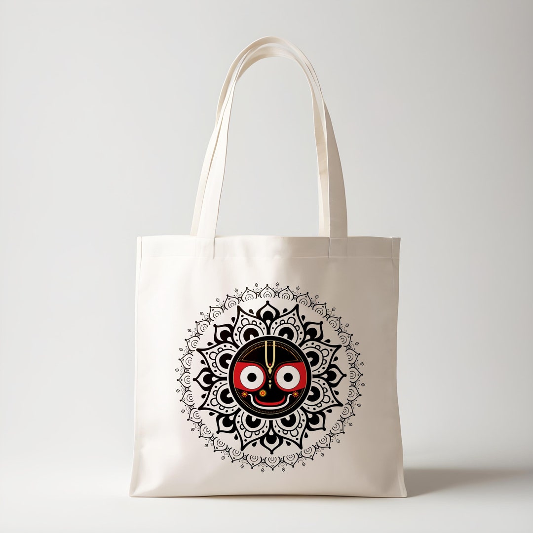 Jagannatha Tote Bag ISKCON Hare Krishna Sacred Geometry T Shirt, Yoga ...