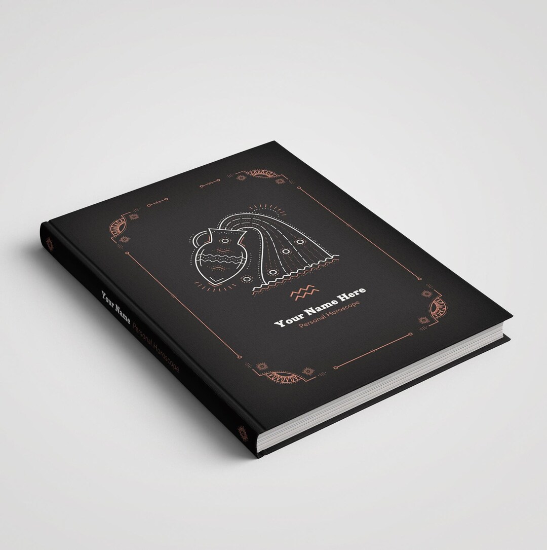Birth Chart Book Custom Astrology Reading, Personalised Hardback Book ...