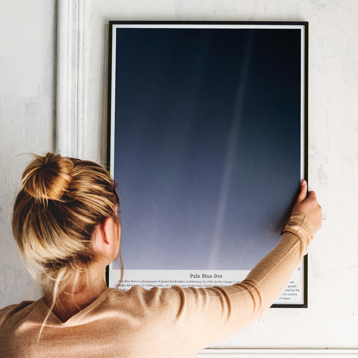 Pale Blue Dot Poster Space Poster Voyager 1 Carl Sagan - Etsy