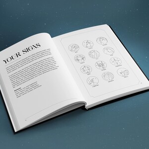 Birth Chart Custom Astrology Reading, Personalised Hardback Book ...