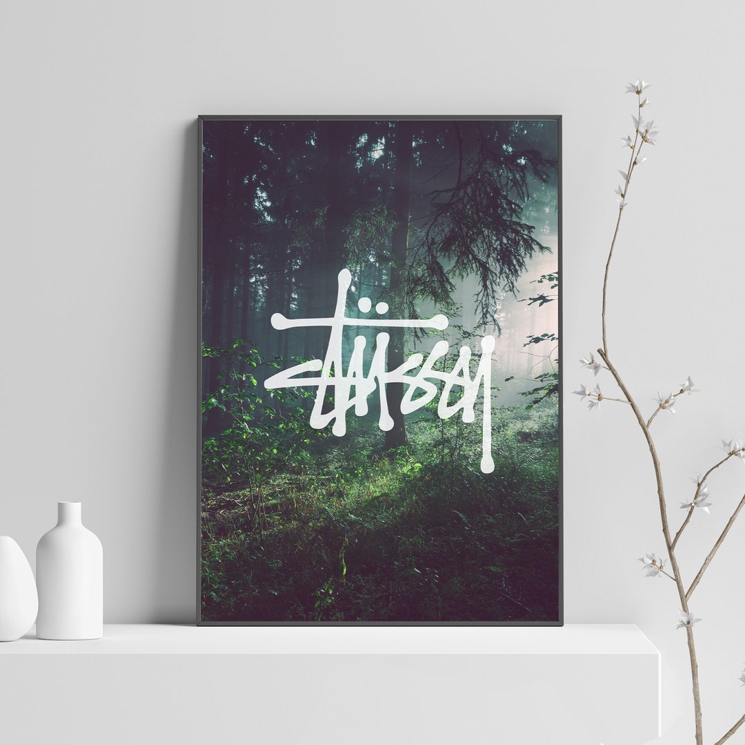 Stussy Poster, gedrucktes Poster, Wandkunst - Etsy.de