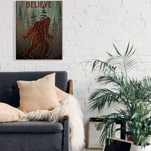 Sasquatch String Art - DIY KIT - Etsy