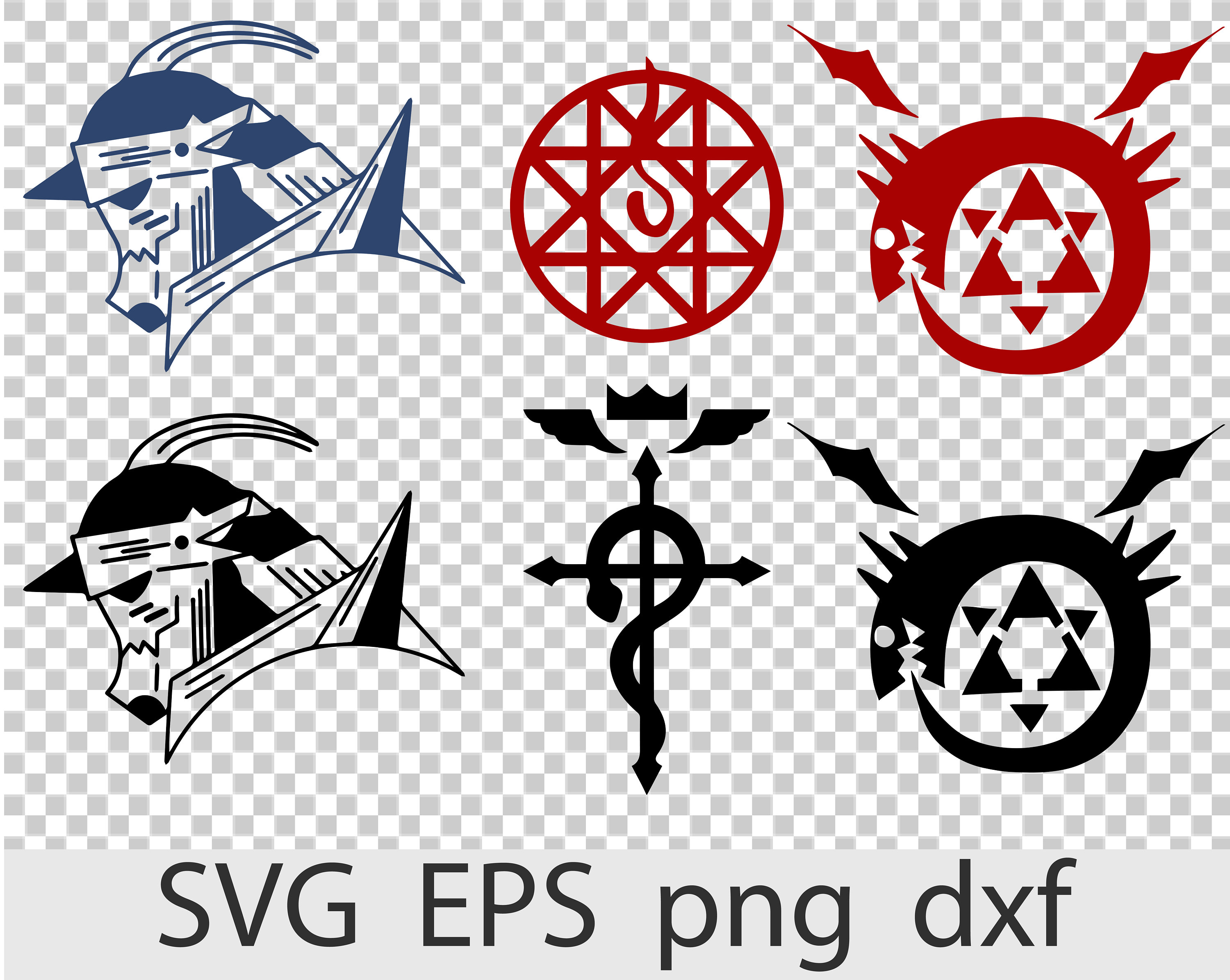 Fullmetal Alchemist bundle Blood seal Digital vector file | Etsy