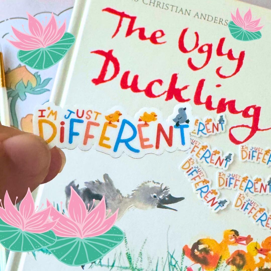 I'm Just Different Vinyl Sticker the Ugly Duckling Neurodivergent ...