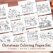 Printable Digital Coloring Book Pages for Kids and Adults. Christmas ...