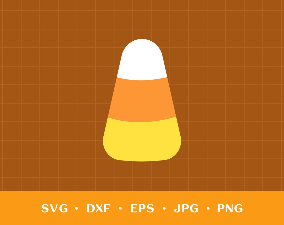 Candy Corn SVG, Halloween Treat Symbol Icon Logo Clipart. Personal ...