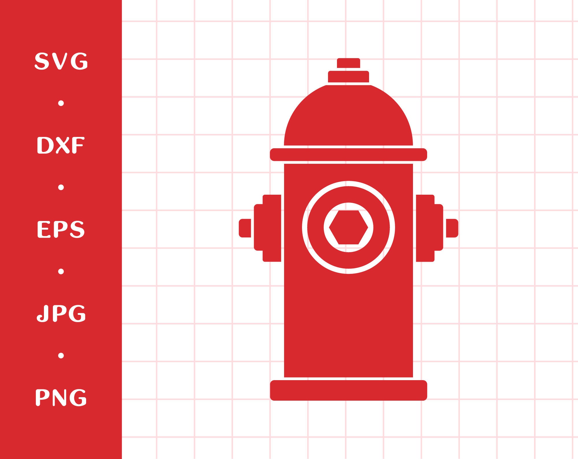 Fire Hydrant, Firecock Silhouette Svg. Minimalist Simple Icon. Fireman ...