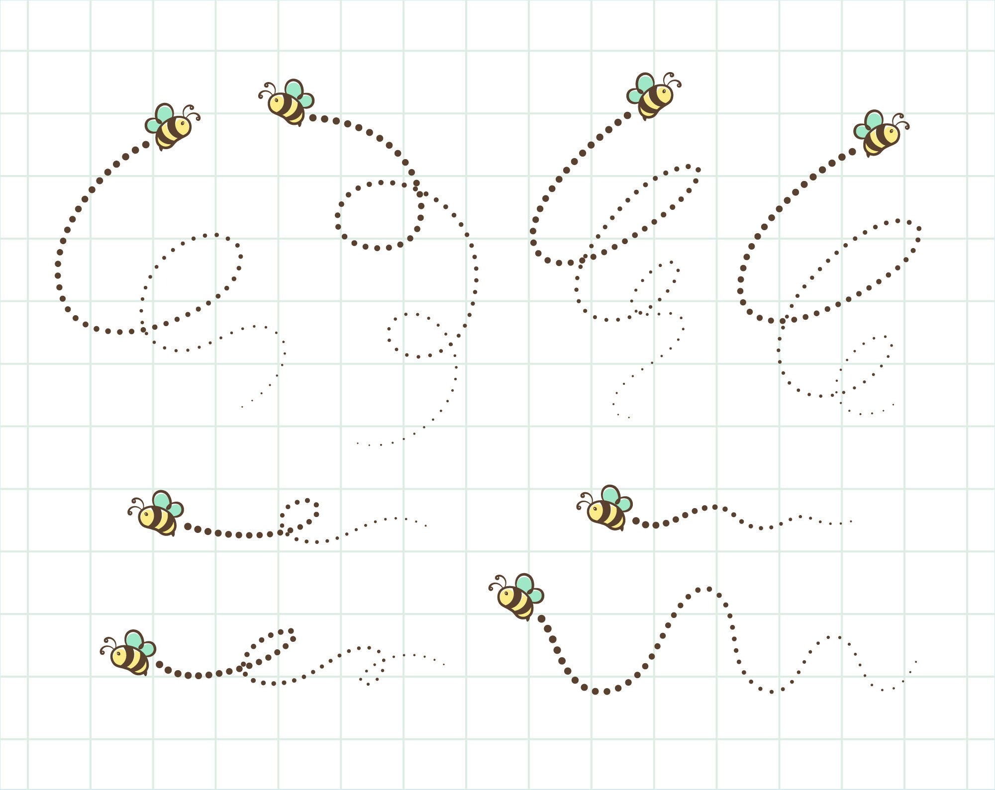 Bee Frame Clipart, Bee Keeping Border Clipart, Spring Garden Bumblebee ...