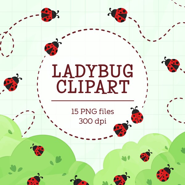 Ladybug Border - Etsy