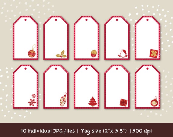 Red Gift Tag Shapes 100 X 4x2cm Craft Paper Tags With Red Love Heart