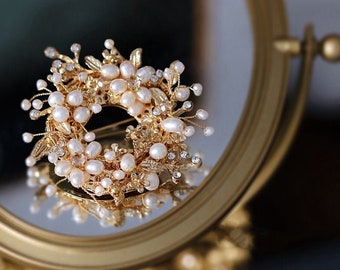 Crystal Brooch Pin | Etsy