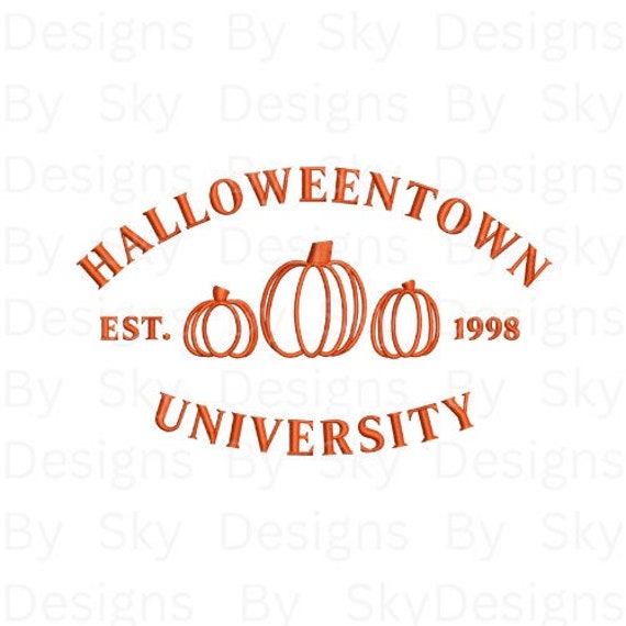Halloweentown Machine Embroidery Design File Halloweentown - Etsy