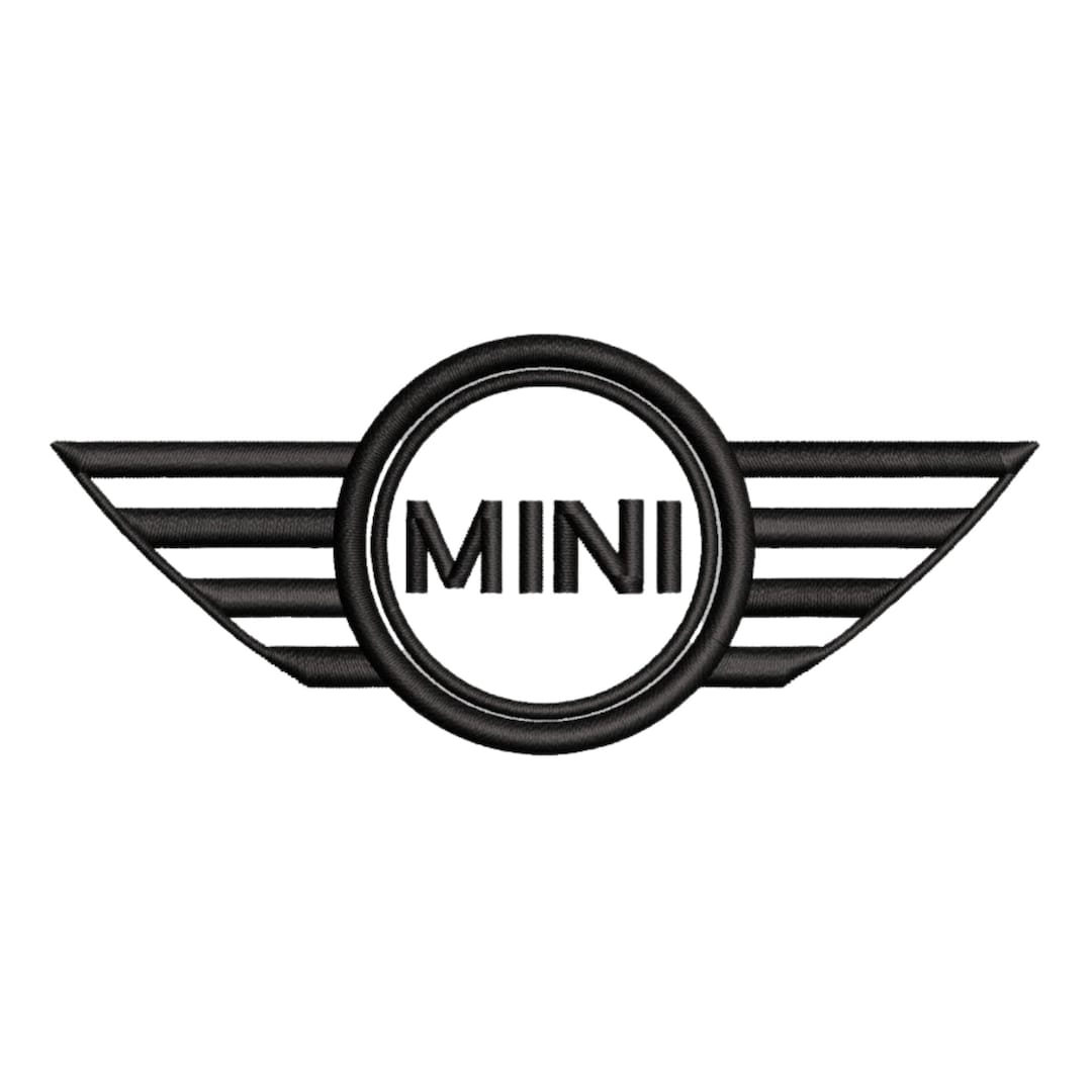 Mini Cooper Car Logo Machine Embroidery Design, Mini Cooper Emblem ...