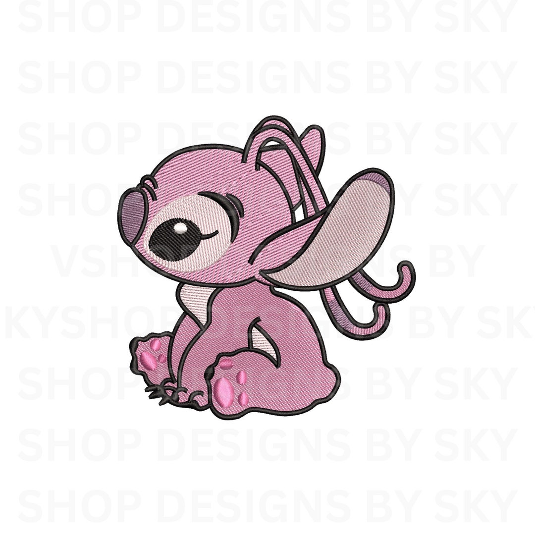 Angel Machine Embroidery Design File, Angel From Lilo and Stitch ...