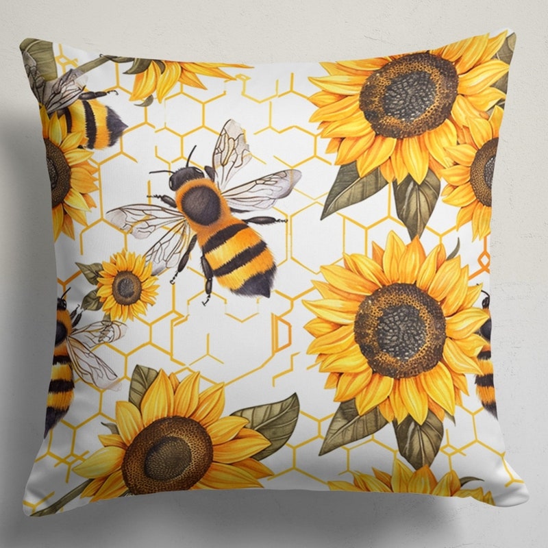 Bee Pillow - Etsy