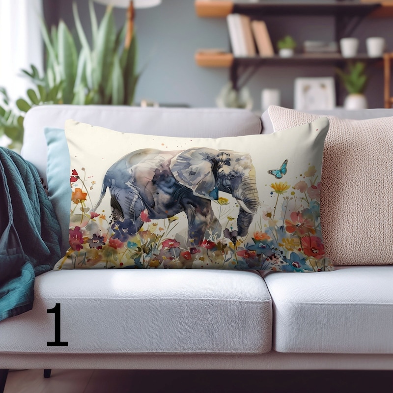 Elephant Pillows - Etsy