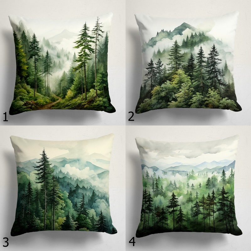 Forest Pillow - Etsy