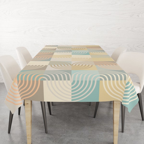 Modern Tablecloth - Etsy