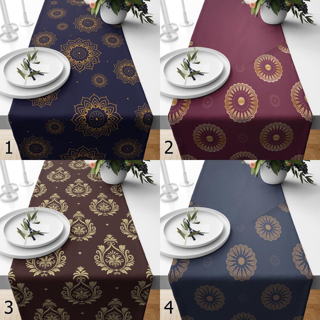 Islamic Table Runner, Ramadan Karem Table Runners, Islamic Moroccan ...