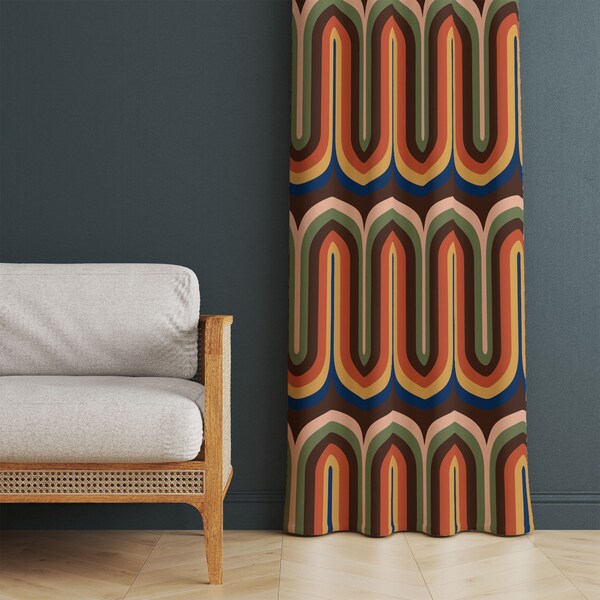 1970s Curtains - Etsy