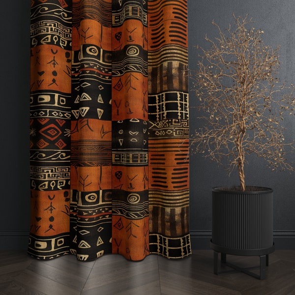 African Curtains - Etsy