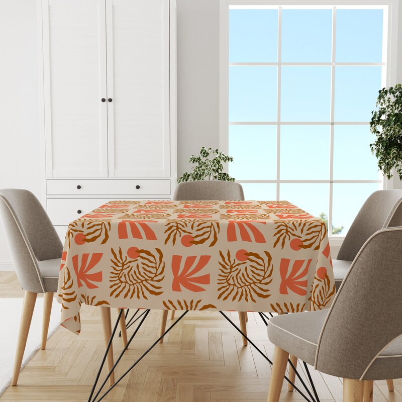 Modern Tablecloth - Etsy