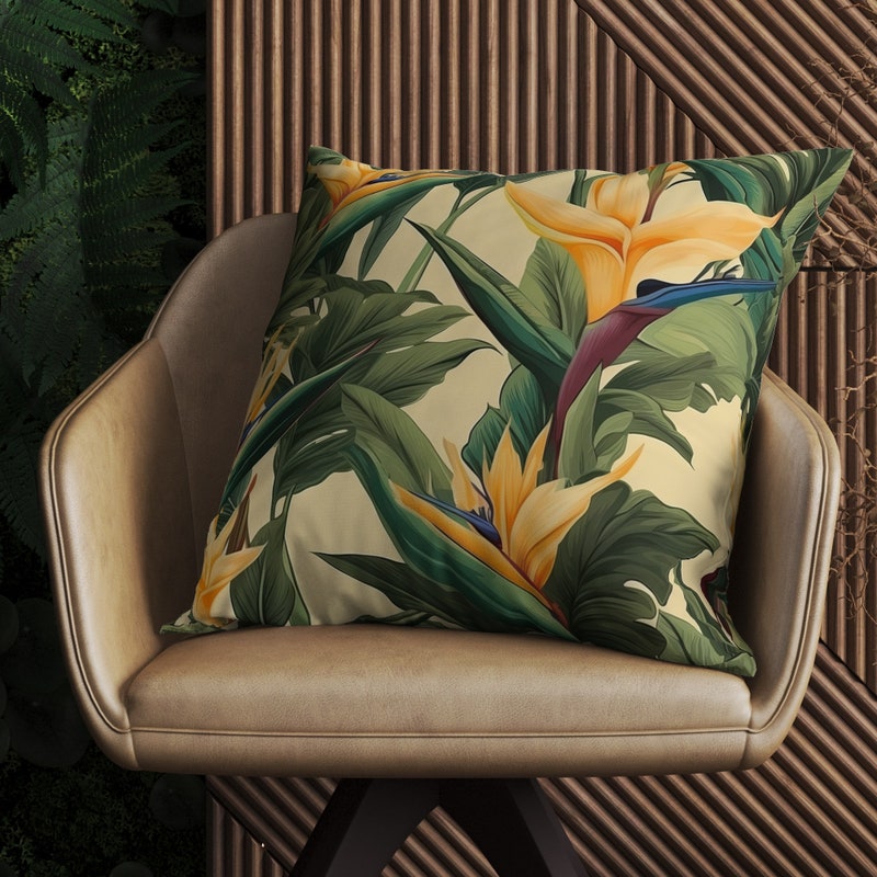 Tropical Pillow - Etsy