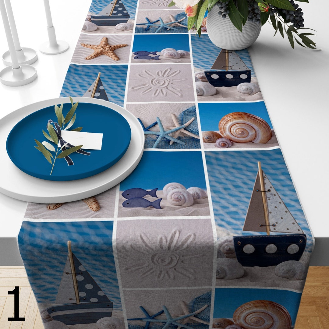 Coastal Table Runners, Sea Turtle Table Runners, Ocean Table Runners ...