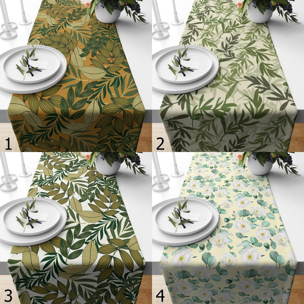 Leaf Table Runner - Etsy