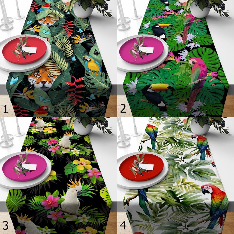 Tropical Tablecloth - Etsy