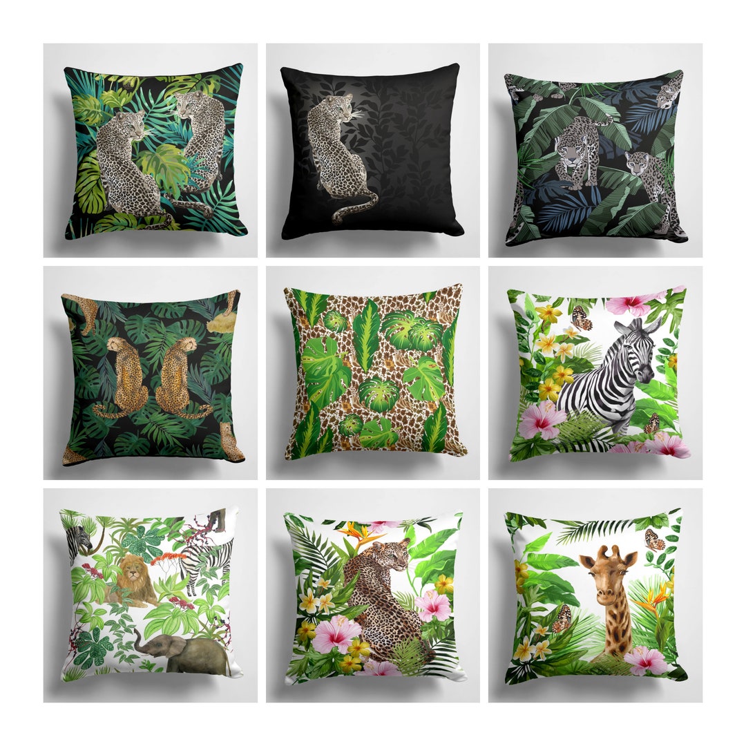 African Animals, Leopard Pillow Case, African Forests, Decorative ...