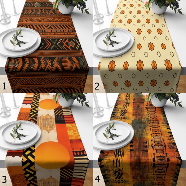 African Table Runner - Etsy