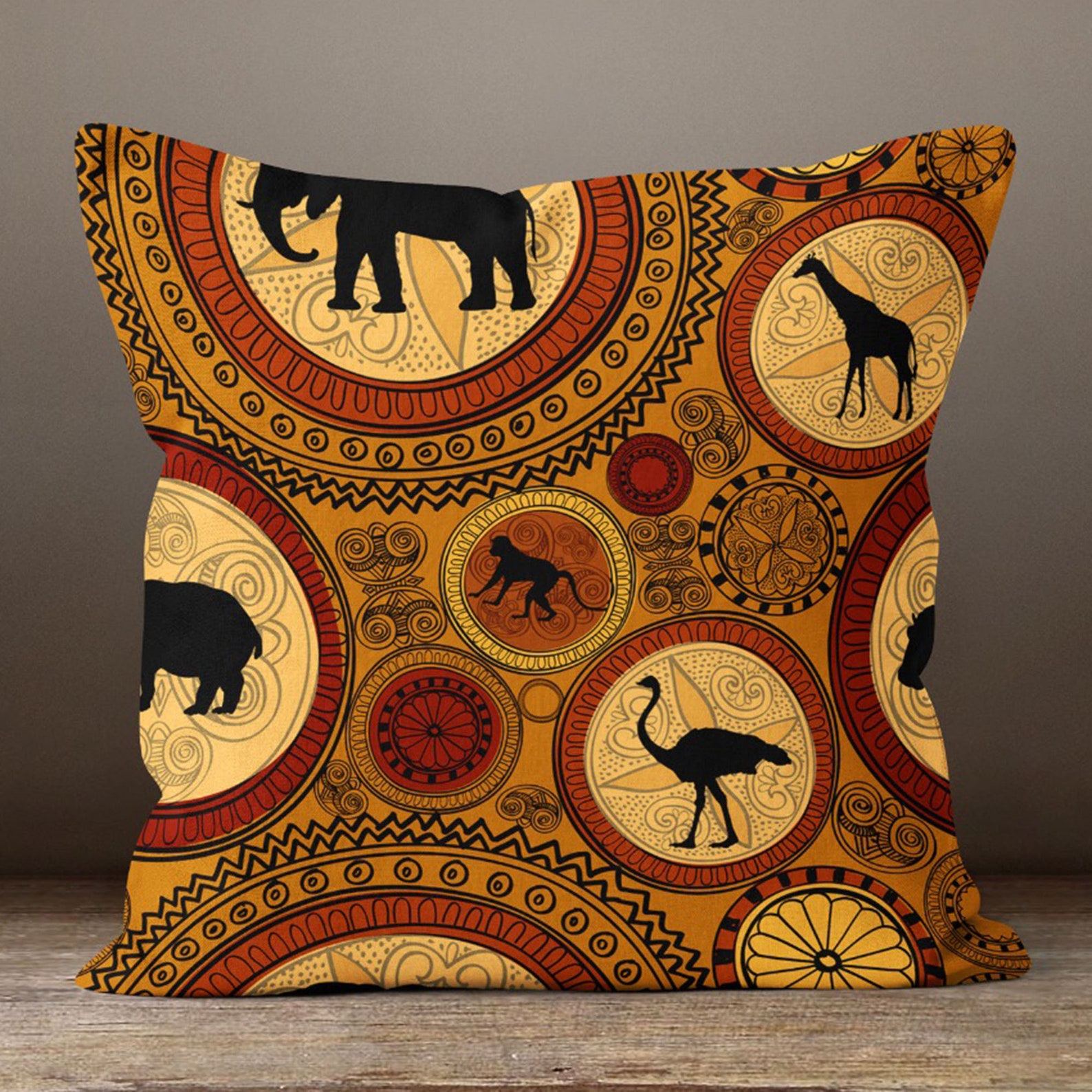 African Woman Throw Pillow Covers Ethnic African Throw Pillow - Etsy