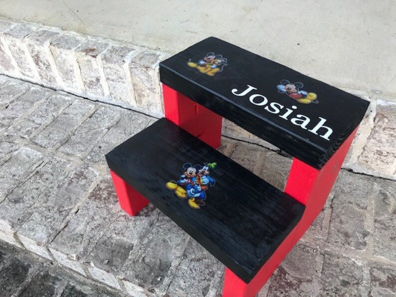 Kids Wooden Kids Step Stool - Etsy